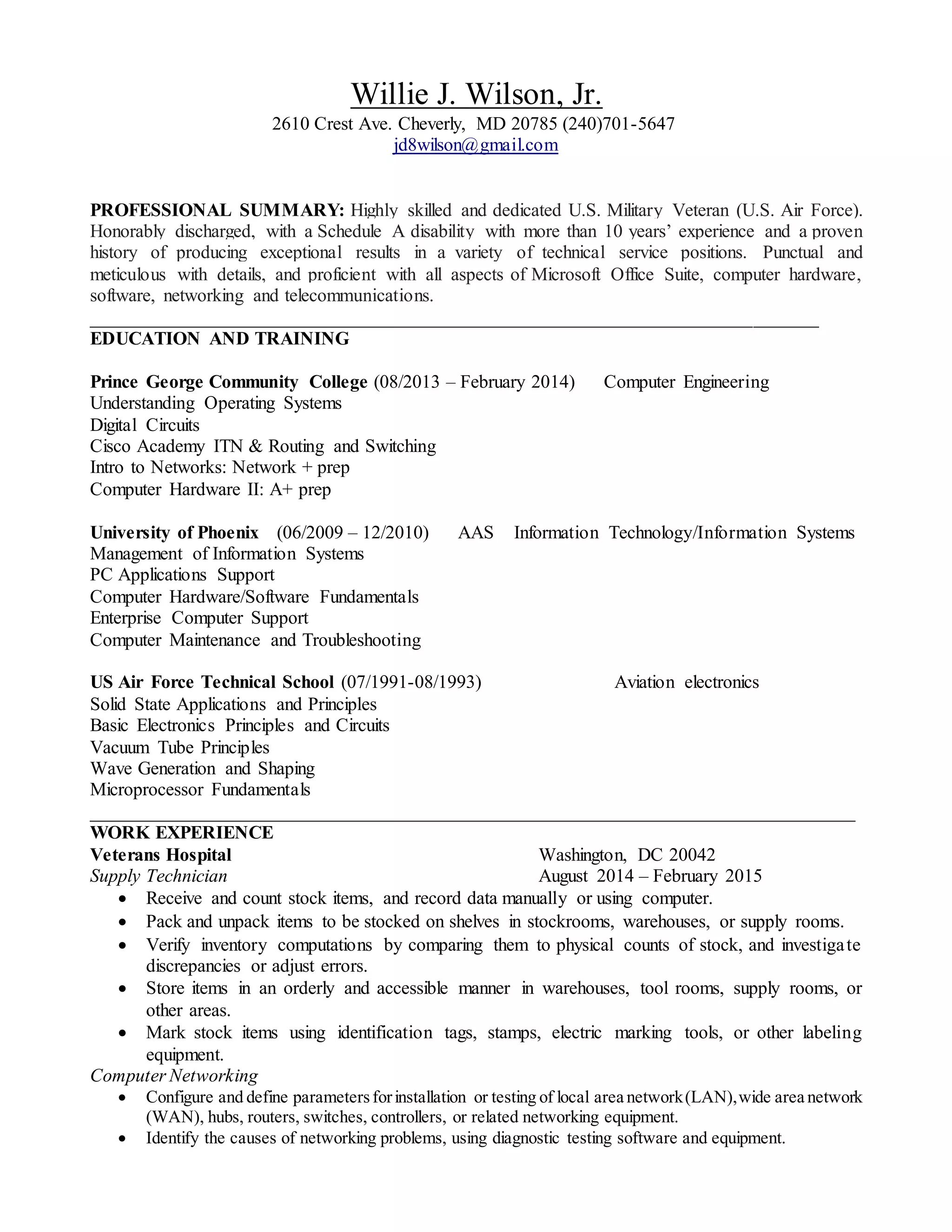 Work Resume | PDF