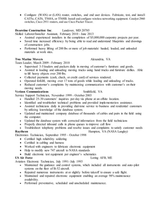 Work Resume | PDF