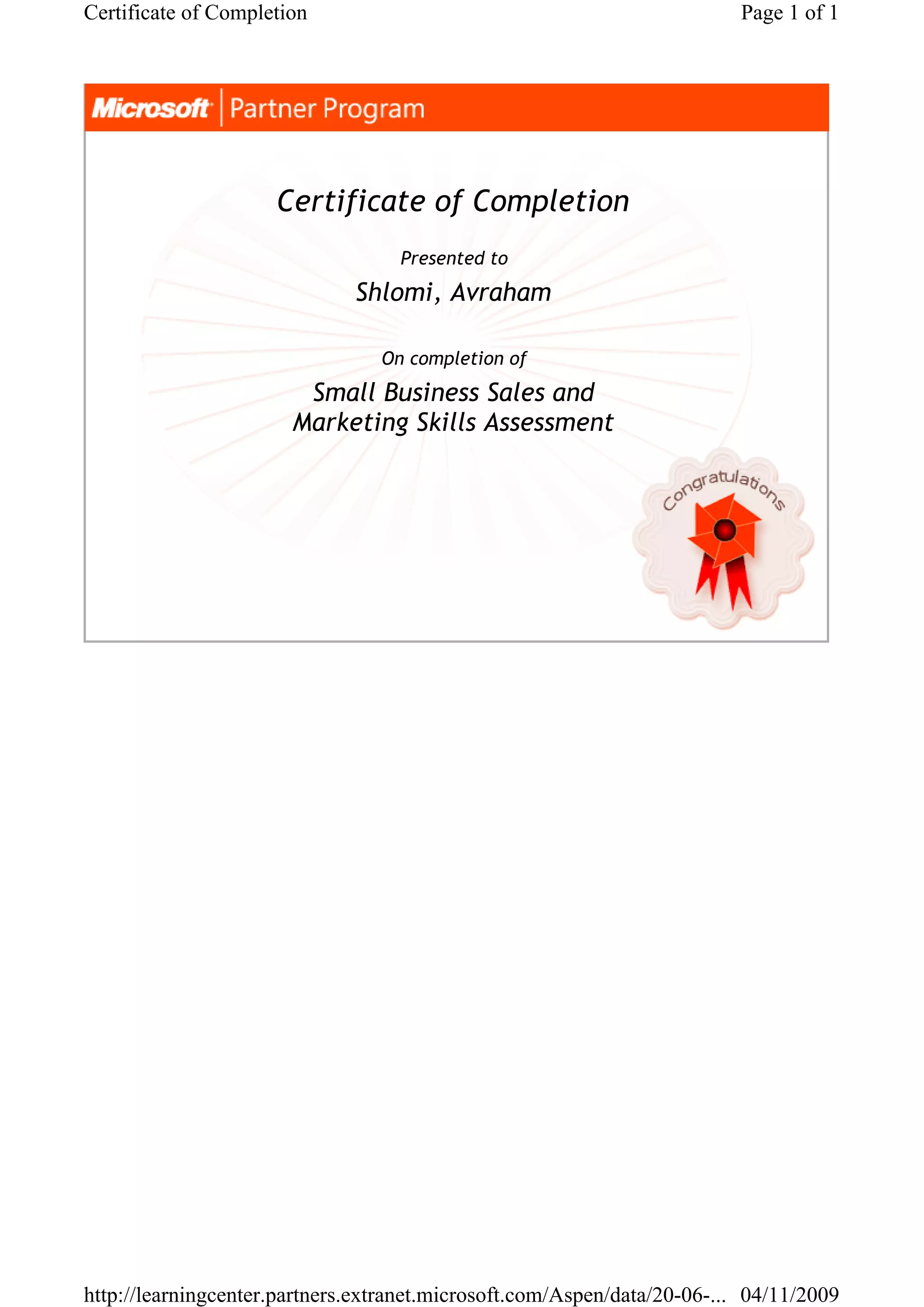 SMB Sales and Marketing Skills Assessment | PDF