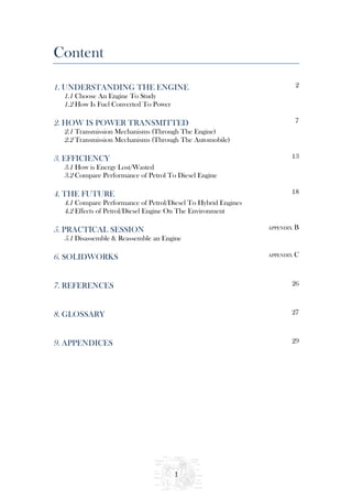 POWER TRANSMISSION IN ENGINES | PDF