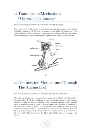 POWER TRANSMISSION IN ENGINES | PDF