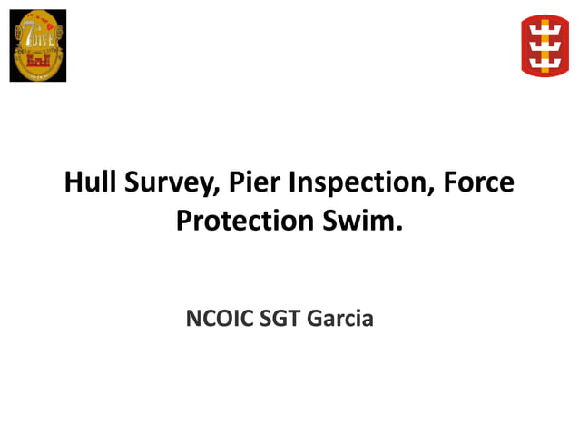 Ships Husbandry Mission Brief CONOP | PPTX | Scuba Diving | Extreme Sports