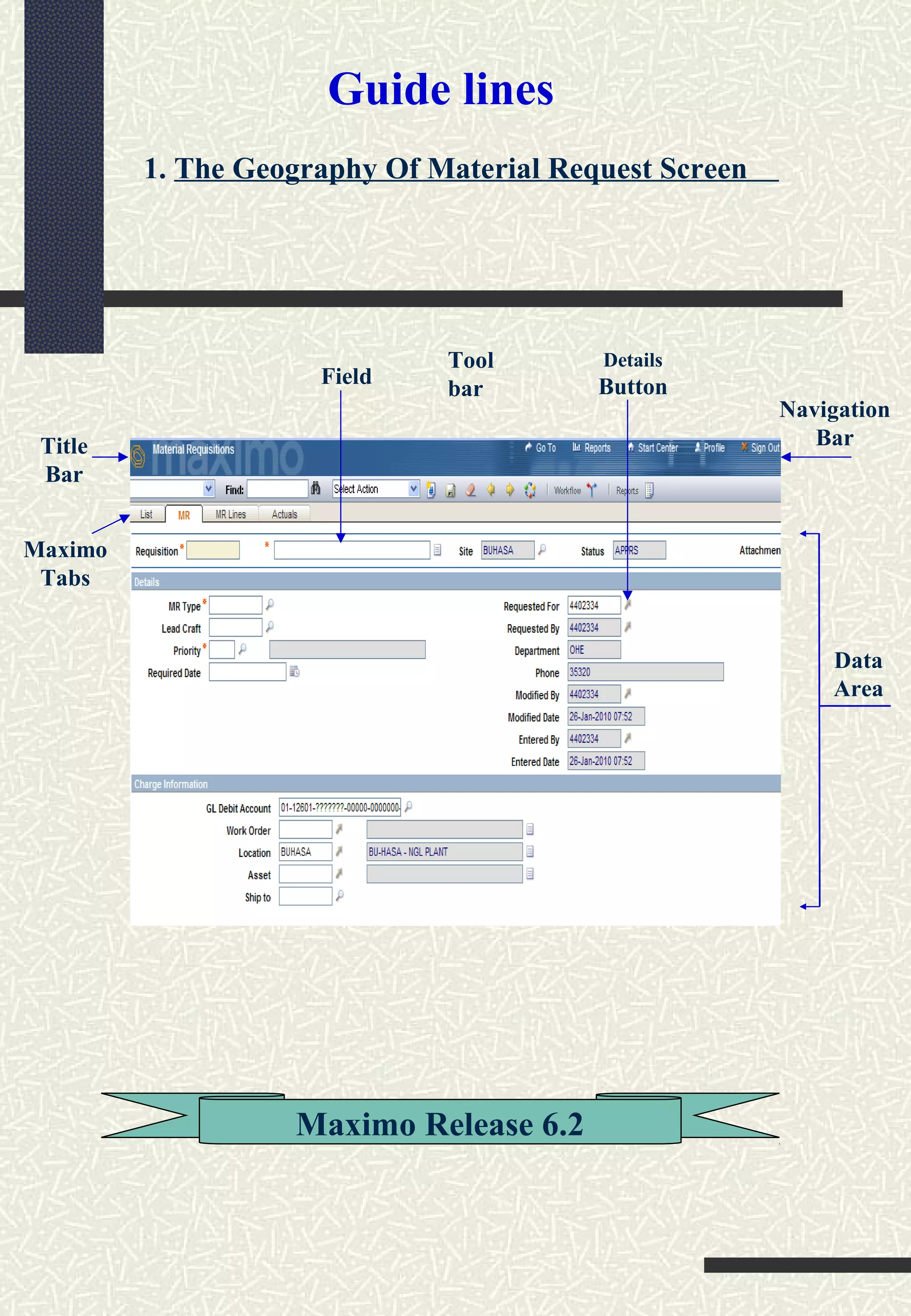 Material Request (OPERATION) | PPT
