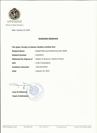 graduation statement | PDF | Graduation | Personal Celebrations & Life ...