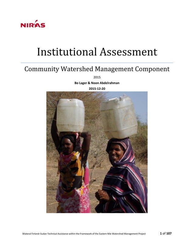 Institutional Assessment Report | PDF