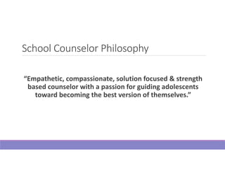 School Counseling Portfolio_2016 | PDF