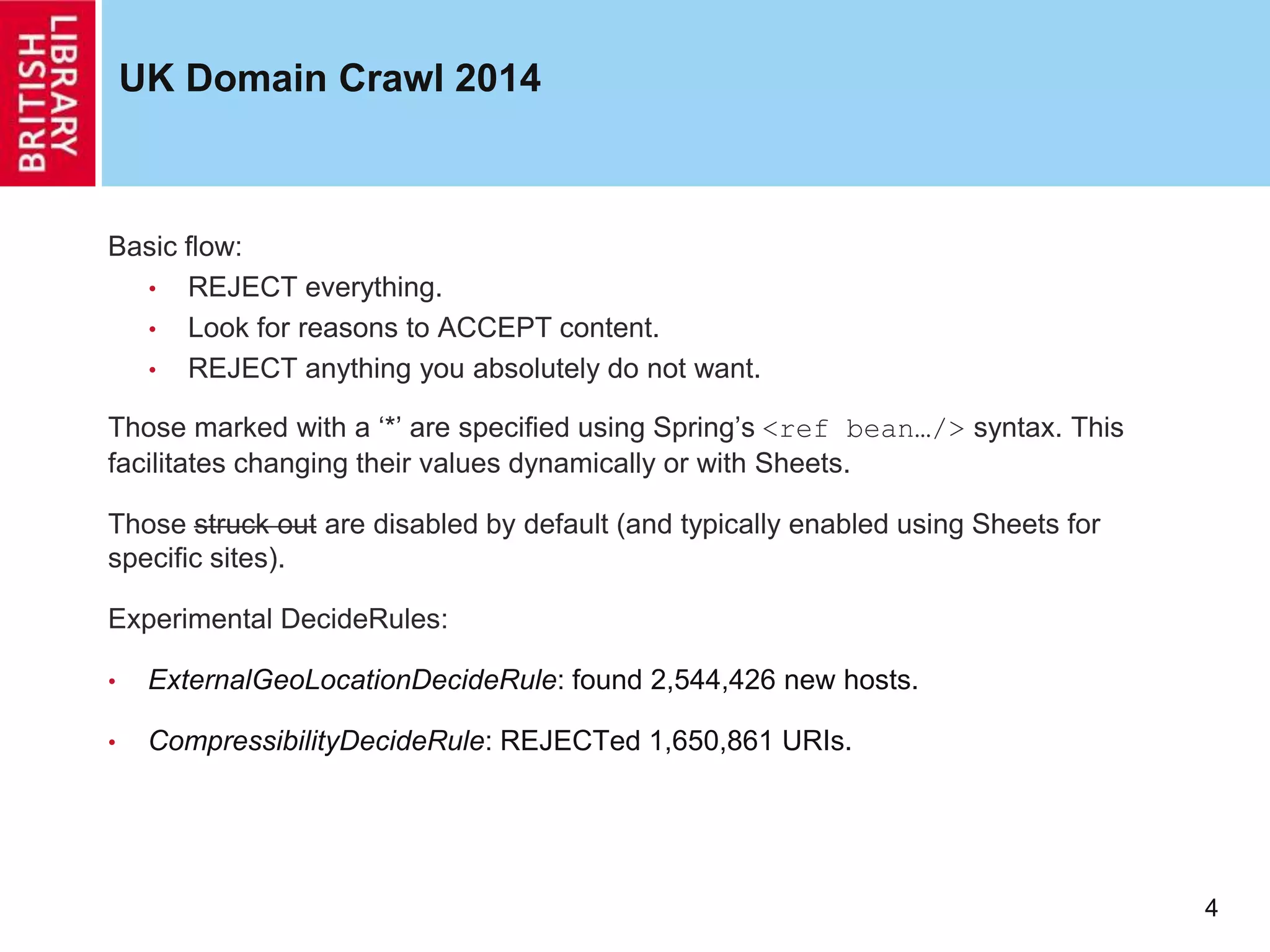 Heritrix DecideRules | PPTX