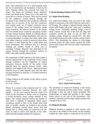 Mixed Bonding Method of High Voltage Cable | PDF