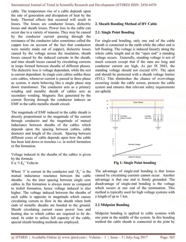 Mixed Bonding Method of High Voltage Cable | PDF