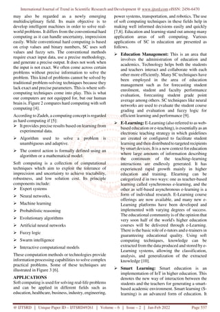 Soft Computing in Education A Primer | PDF