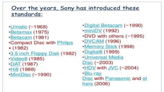(84)sony history ppt ah authors | PPTX