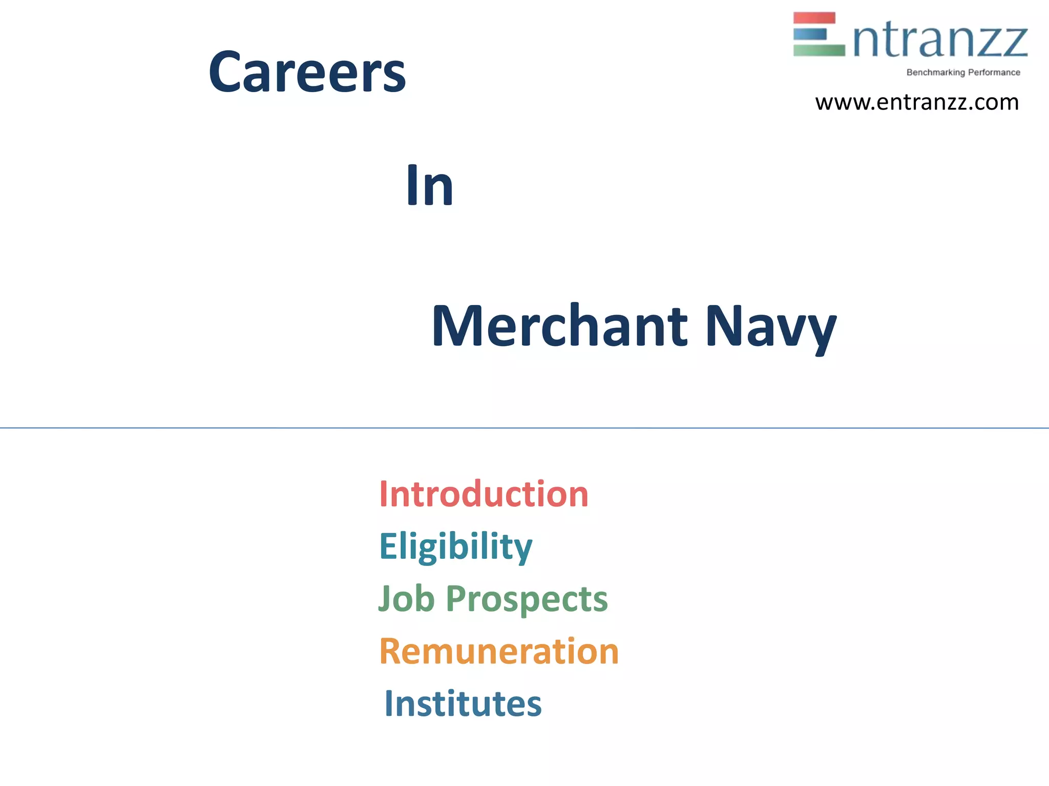85.careers in merchant navy | PPTX