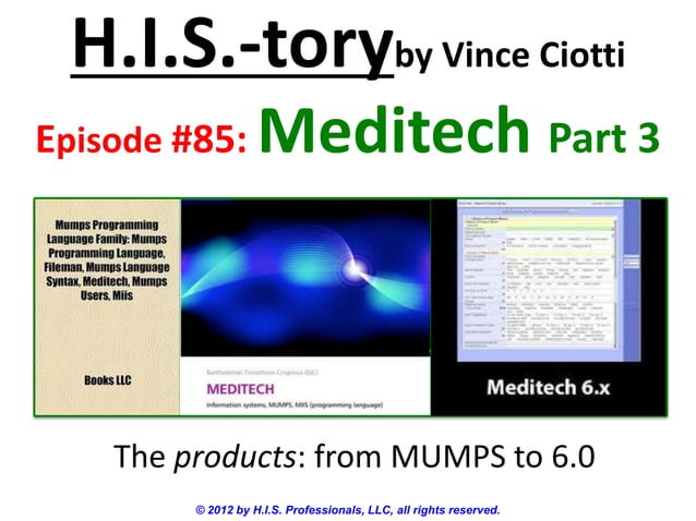 85. meditech part 3 | PPTX | Healthcare Industry | Industries