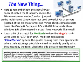85. meditech part 3 | PPTX | Healthcare Industry | Industries