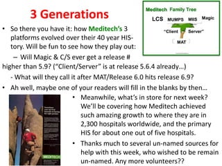 85. meditech part 3 | PPTX | Healthcare Industry | Industries