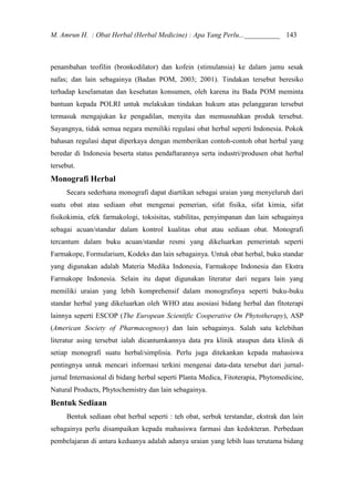 Obat herbal | PDF