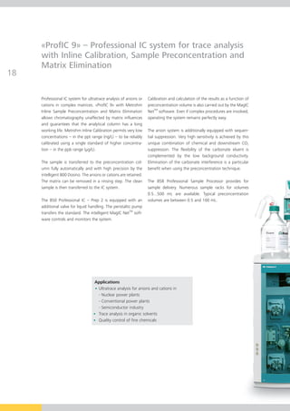 850 intelligent-ion-chromatography by Metrohm | PDF