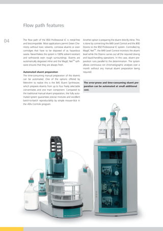 850 intelligent-ion-chromatography by Metrohm | PDF