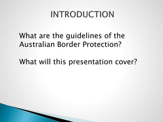 Australian Border | PPT