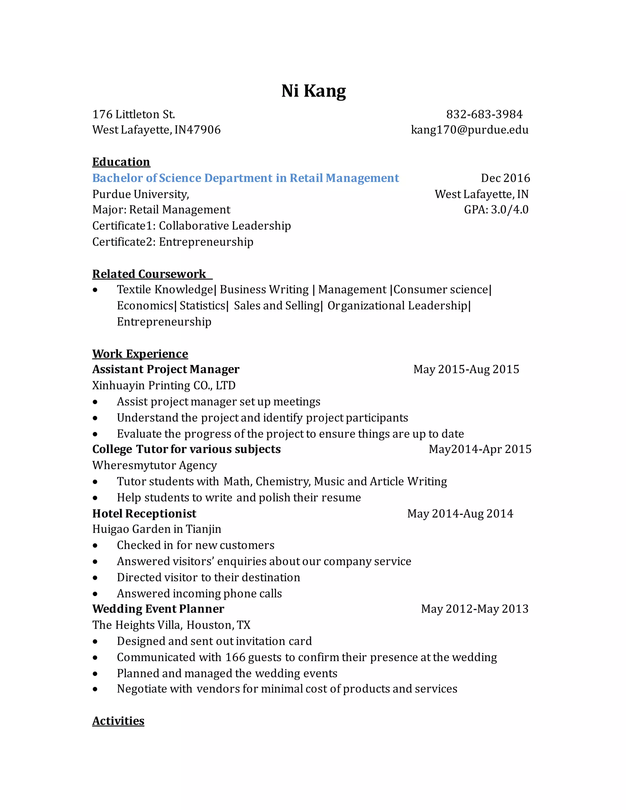 job Resume | PDF