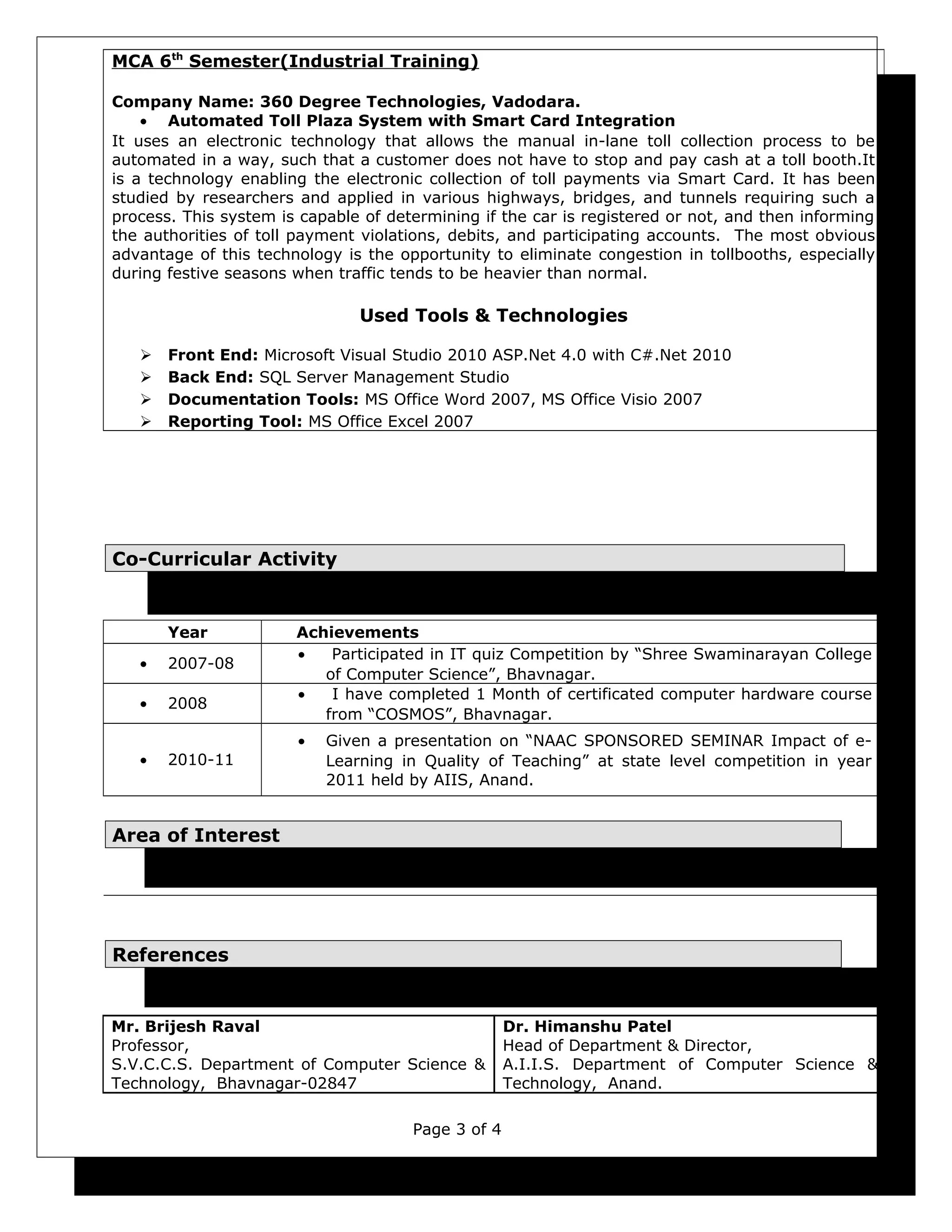 Resume_Priyanka | DOC | Computer Software and Applications | Computing