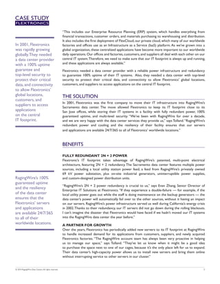 RagingWire Case Study - Flextronics | PDF