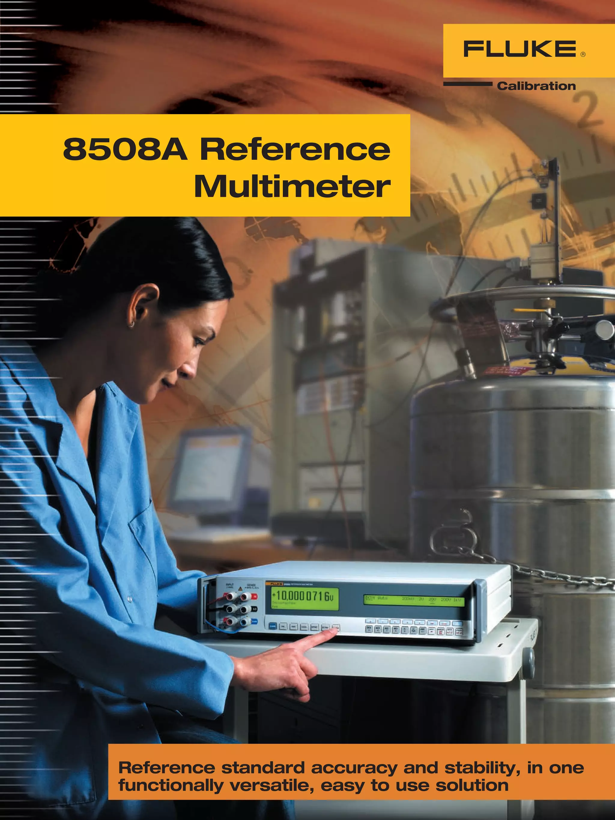 8508 a reference multimeter brochure | PDF