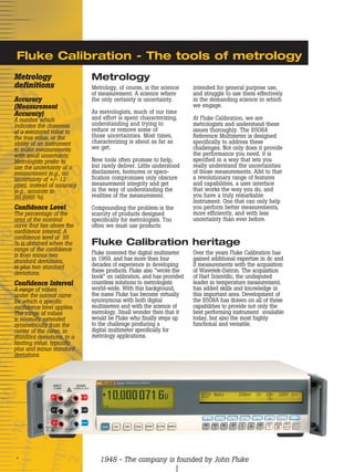 8508 a reference multimeter brochure | PDF
