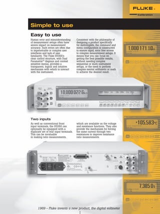8508 a reference multimeter brochure | PDF