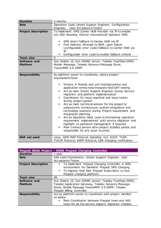 Project Involved as Operation Lead | DOCX | Operating Systems ...