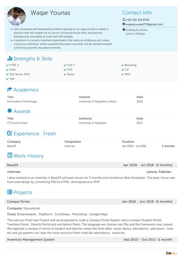 Waqar Younas Final Resume | PDF