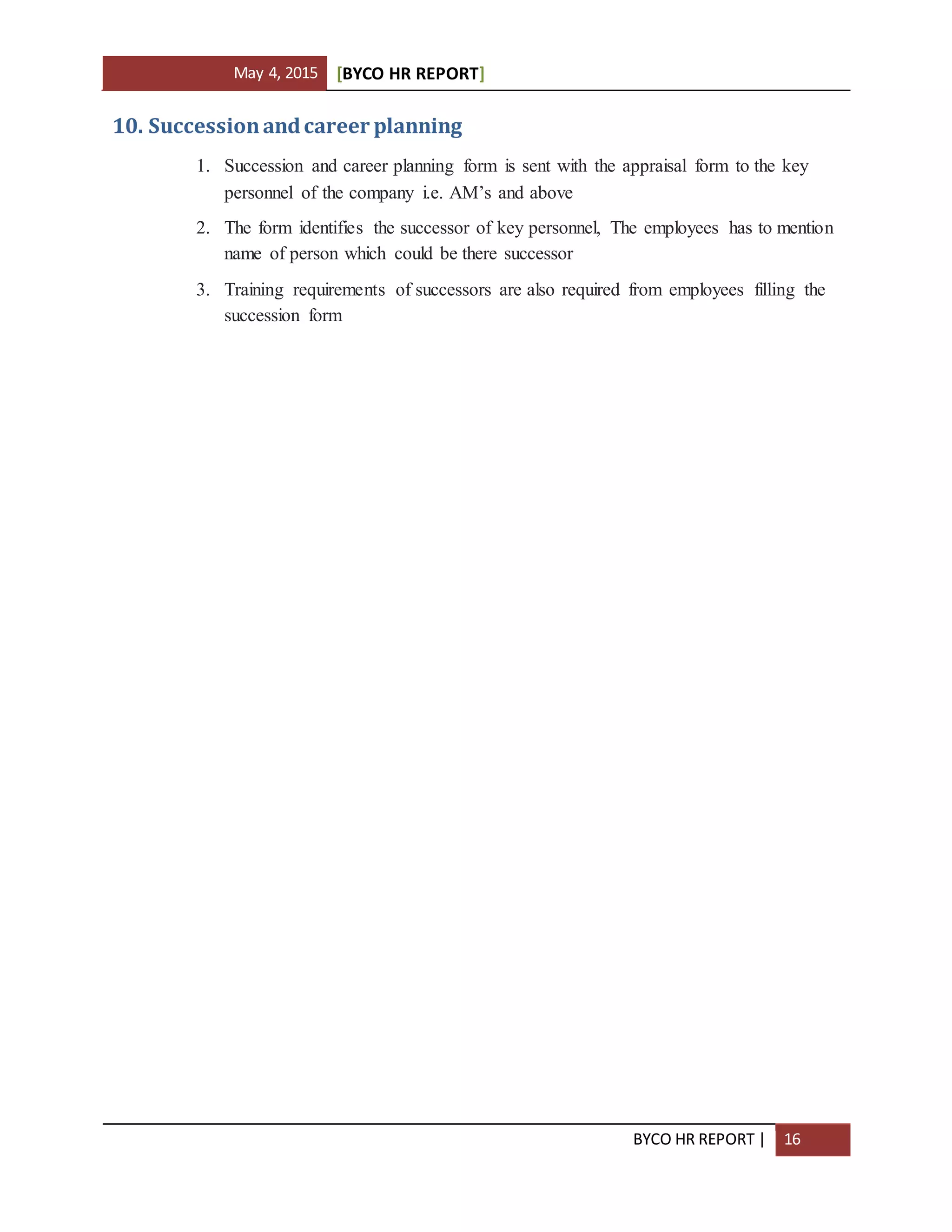 Human Resource Management Report (1) | DOCX