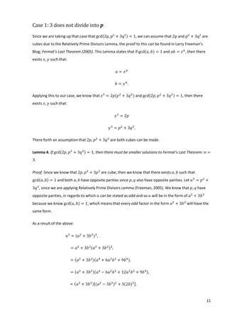 Fermat's Last Theorem (Final Copy) | PDF