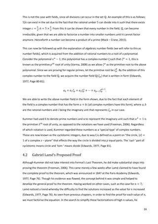 Fermat's Last Theorem (Final Copy) | PDF
