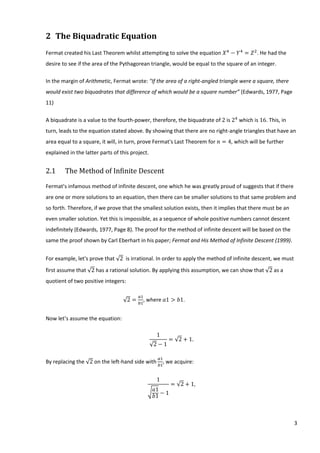 Fermat's Last Theorem (Final Copy) | PDF