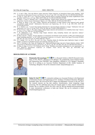 Extraction of image resampling using correlation aware convolution neural networks for image ...