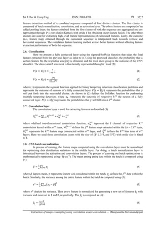 Extraction of image resampling using correlation aware convolution neural networks for image ...
