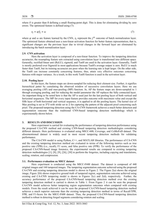 Extraction of image resampling using correlation aware convolution neural networks for image ...