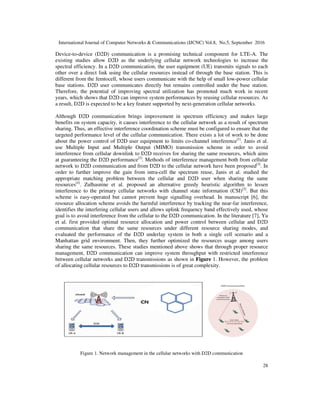 GAME THEORY BASED INTERFERENCE CONTROL AND POWER CONTROL FOR D2D COMMUNICATION IN CELLULAR ...