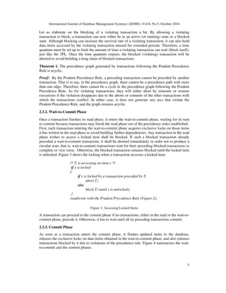 A PRUDENT-PRECEDENCE CONCURRENCY CONTROL PROTOCOL FOR HIGH DATA CONTENTION DATABASE ENVIRONMENTS ...