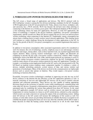 EMERGING WIRELESS TECHNOLOGIES IN THE INTERNET OF THINGS: A COMPARATIVE STUDY | PDF