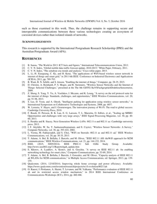 EMERGING WIRELESS TECHNOLOGIES IN THE INTERNET OF THINGS: A COMPARATIVE STUDY | PDF