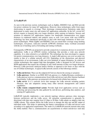 EMERGING WIRELESS TECHNOLOGIES IN THE INTERNET OF THINGS: A COMPARATIVE STUDY | PDF