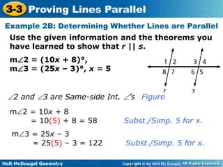 Proving Lines Parallel Lesson Presentation.ppt