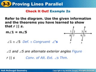 Proving Lines Parallel Lesson Presentation.ppt