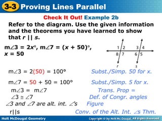 Proving Lines Parallel Lesson Presentation.ppt
