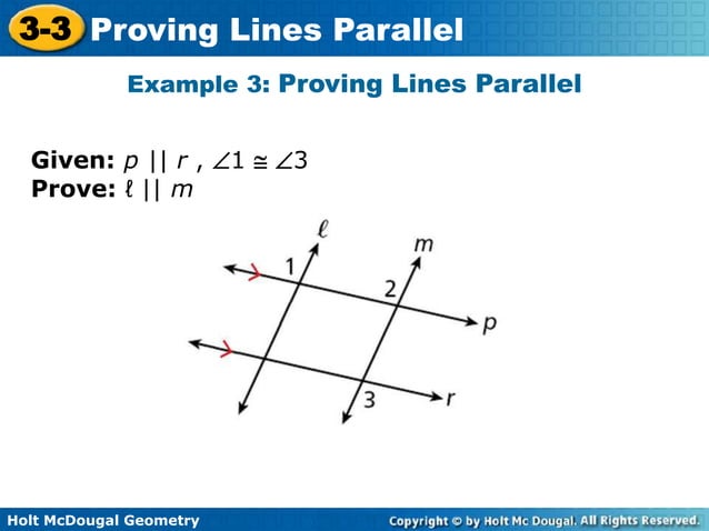 Proving Lines Parallel Lesson Presentation.ppt