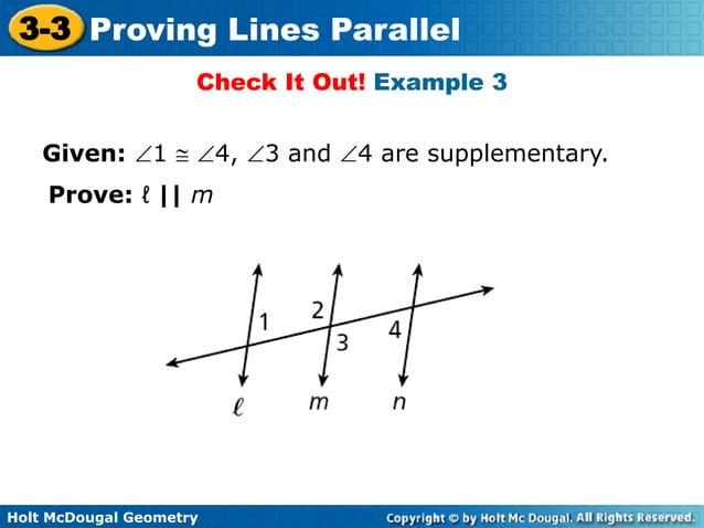 Proving Lines Parallel Lesson Presentation.ppt