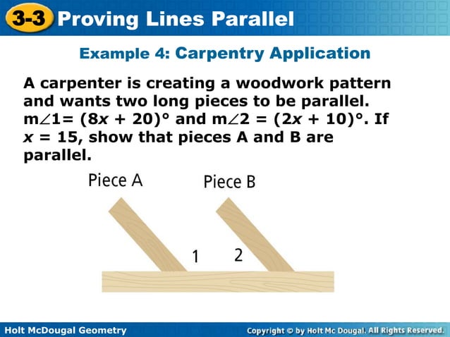 Proving Lines Parallel Lesson Presentation.ppt