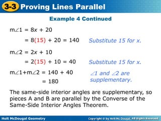 Proving Lines Parallel Lesson Presentation.ppt